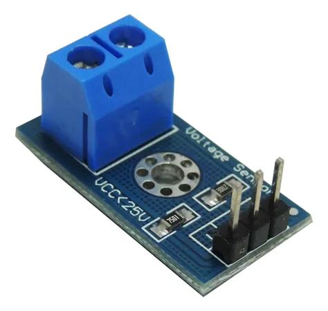 10x modulo sensor de tensão dc 0 25v mercadolivre