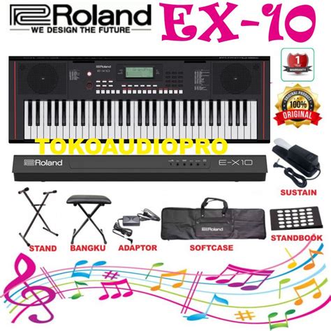 Jual Keyboard Roland E X10 Portable Keyboard Roland Ex 10 Ex10 Arranger