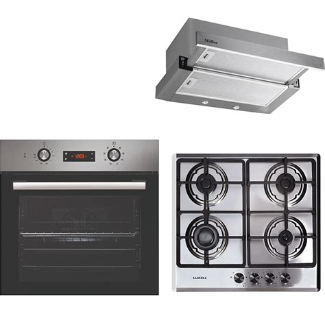 Kumtel ის Luxell ისა და Muller ის ჩასაშენებელი სამზარეულო ტექნიკის სამეული