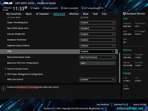 Enable Processor Virtualization Intel Vt X Amd V In The Bios Bios Tutorials Informatiweb