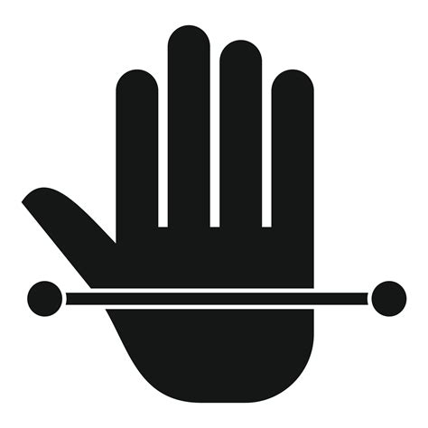 Palm Authentication Scan Icon Simple Style 14539619 Vector Art At Vecteezy