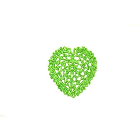 Crochet Heart Applique