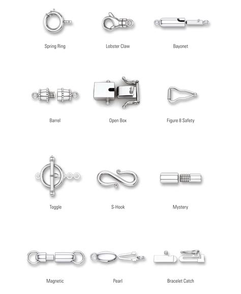 Types Of Clasps For Jewelry Alpha Jewelry