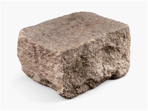 Granite Block Rock 8k Scan 3d Model By Meanmachinemodels