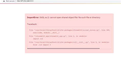 Version Does Not Ship With LibGL So Issue Opencv Opencv Python GitHub