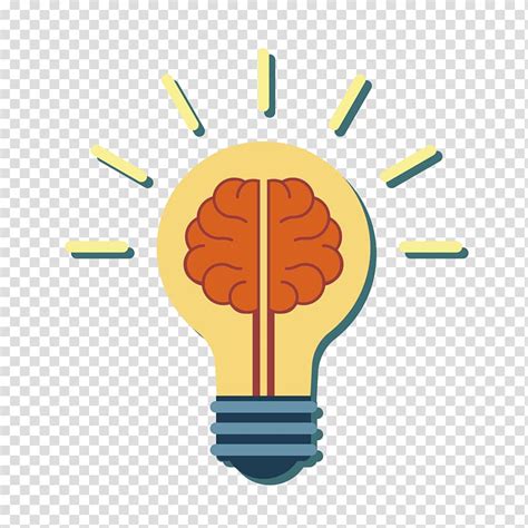 Brain Lamp Illustration Incandescent Light Bulb Human Brain Brain