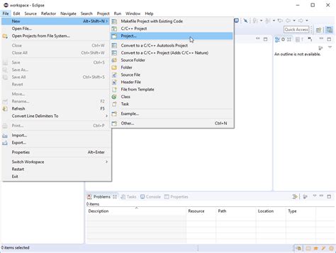 Creating And Configuring A Project In Eclipse Distortos