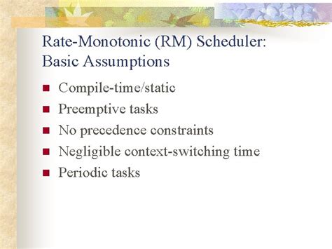 Chapter RealTime Scheduling And Schedulability Analysis Albert