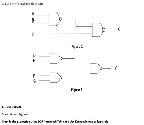 Solved Build The Following Logic Circuits Figure IC Chegg