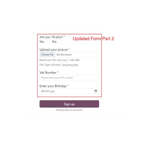 custom registration form for odoo enhance user data collection