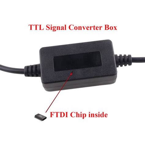 Getuscart Suamdoen Ftdi Ttl Converter Null Modem Crossover Usb Connection Bridge Pc
