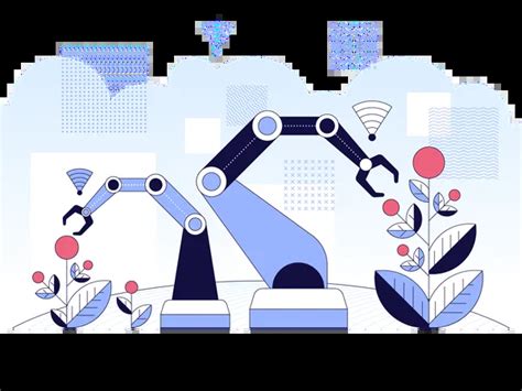 Farm Robots Using Special Programs For Growing Vegetables And