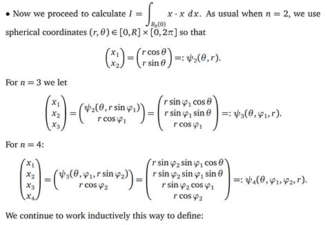Real Analysis Using The Divergence Theorem To Prove That Frac 1 B