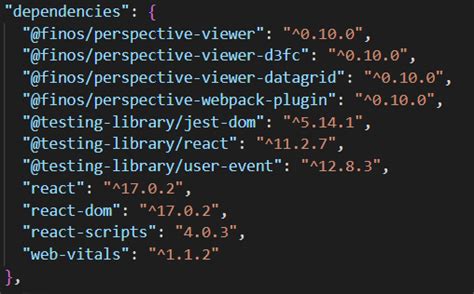 Perspective Viewer Compilation Error Due To Missing Loader Issue