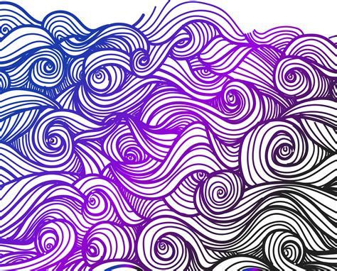 Waves Gradient Abstract Designs Templates 17350331 Png