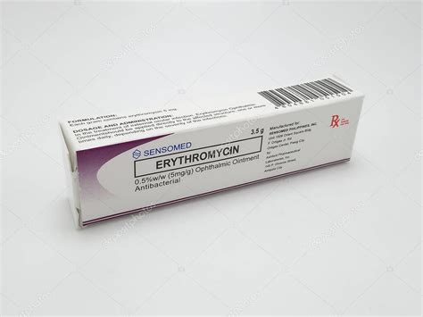 Finalizando Tumba Tubo Eritromicina En Pomada Cartero Acción De Gracias