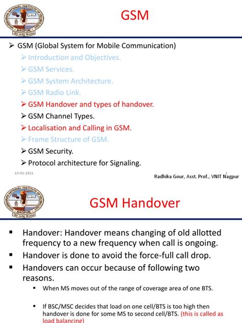 Gsm Handover Localisation And Call Handling Pdf Telecommunications Mobile Telecommunications
