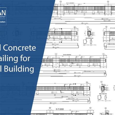 Reinforced Concrete Rebar Detailing For Residential Building In 2023 Rebar Detailing Concrete
