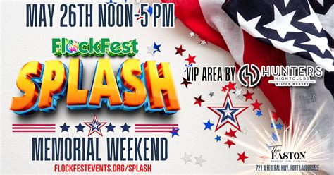 Flockfest Splash Pool Parties