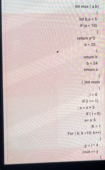 Solved Int Maxab Int Ba5 If A