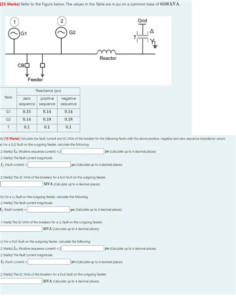 Solved 25 Marks Refer To The Figure Below The Values In