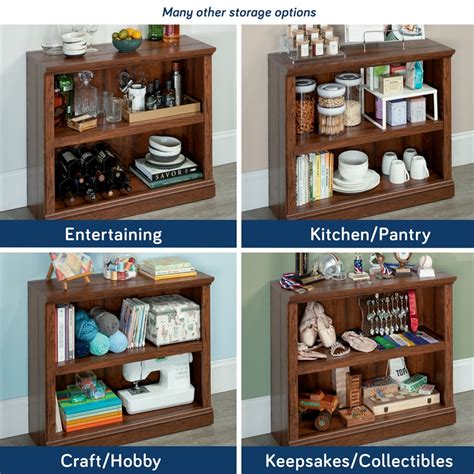 Sauder Select Engineered Wood Shelf Bookcase In Washington Cherry