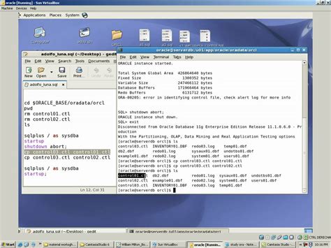 Recuperando La Base De Datos Oracle 11g Caso 01 Youtube
