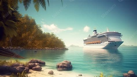 Best Cruise Ship Powerpoint Background For Presentation