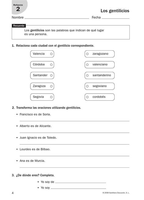 Refuerzo Lengua Cuarto Apuntes De Lengua Ejercicios De Comprensión Libros De Comunicacion
