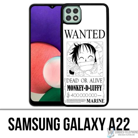 Case For Samsung Galaxy A22 5g One Piece Wanted Luffy