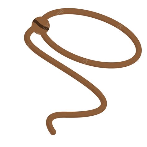 Lasso Clipart Hand Met Lasso Pictogram In Omtrek Stijl Geïsoleerd Op