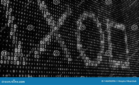 abstract digital background binary code abstract shapes green color