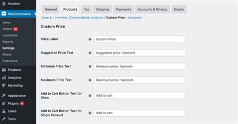 how to enable custom price calculation in woocommerce product