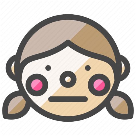 Girl Shy Blush Expression Emoji Emoticon Icon Download On Iconfinder