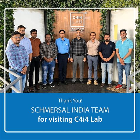 sachit mohan gupta on linkedin visit to c4i4 lab pune