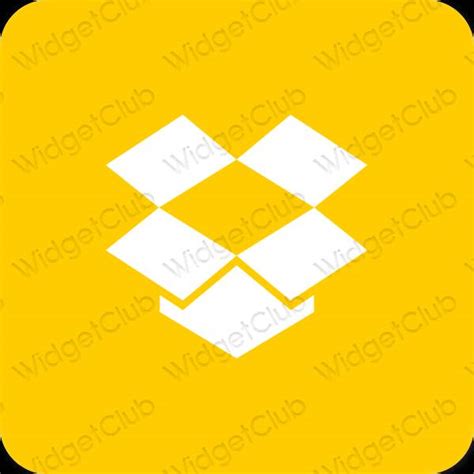 16 Aesthetic Orange Dropbox App Icons Download All Icon Packs