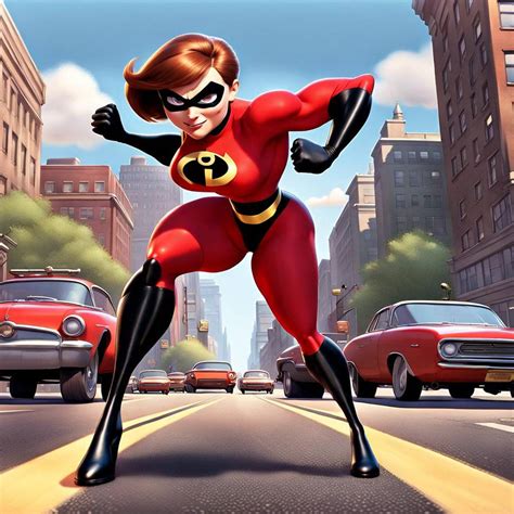 Mrs Incredible Helen Parr By Psalzone On Deviantart
