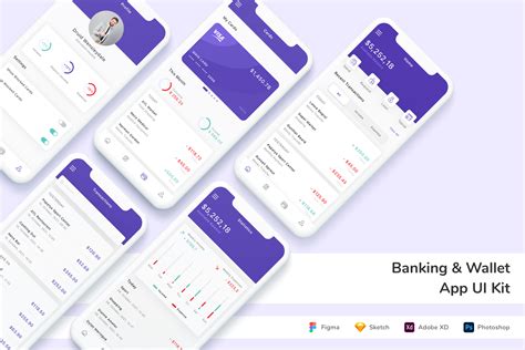 Banking And Wallet App Ui Kit Graphic By Betush · Creative Fabrica
