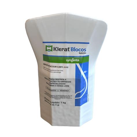 Klerat Blocos 1 Kg Agrocontinental