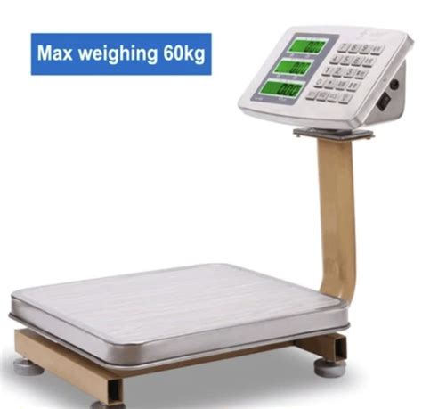 Digital Computer Scale 60kg Computer Kenda 60kg With Dual Steel Button Weight Measuring Scale