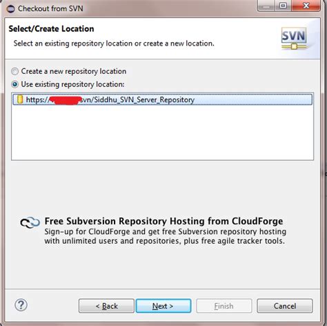 installing visualsvn server accessing it with tortoise svn tutorial