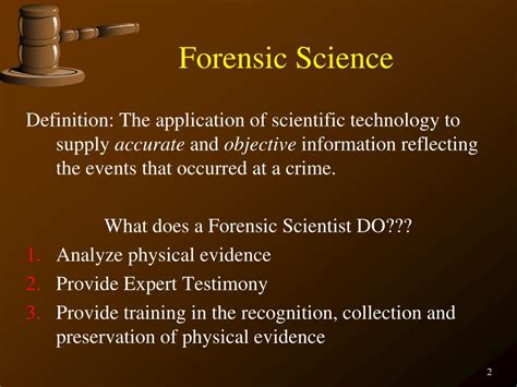 Ppt Forensic Science Powerpoint Presentation Free Download Id 456921