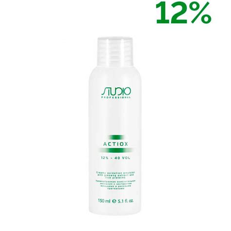 12 Actiox Кремообразная окислительная эмульсия с экстрактом женьшеня