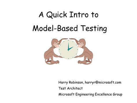 ppt a quick intro to model based testing powerpoint presentation