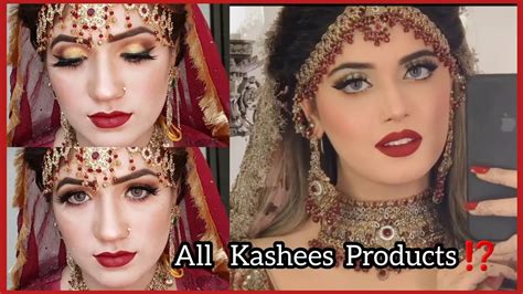 Bridal Makeup Using All Kashees Products Kashees Kanwal Aftab