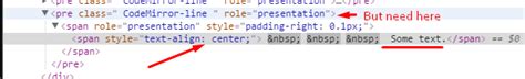 Javascript How To Apply Text Alignment To A Paragraph In Codemirror