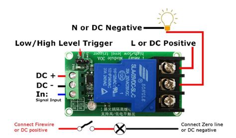 Buy Channel Relay Module A With Optocoupler Isolation V Supports High And Low Trigger