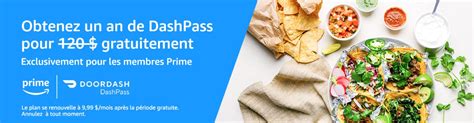 Offre Exclusive Dashpass Prime