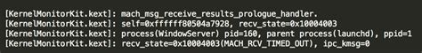 Analysis Inspecting Mach Messages In Macos Kernel Mode Part Ii Sniffing The Received Mach Messages