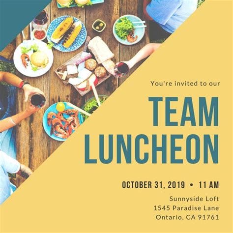 Customize 114 Luncheon Invitation Templates Online Canva